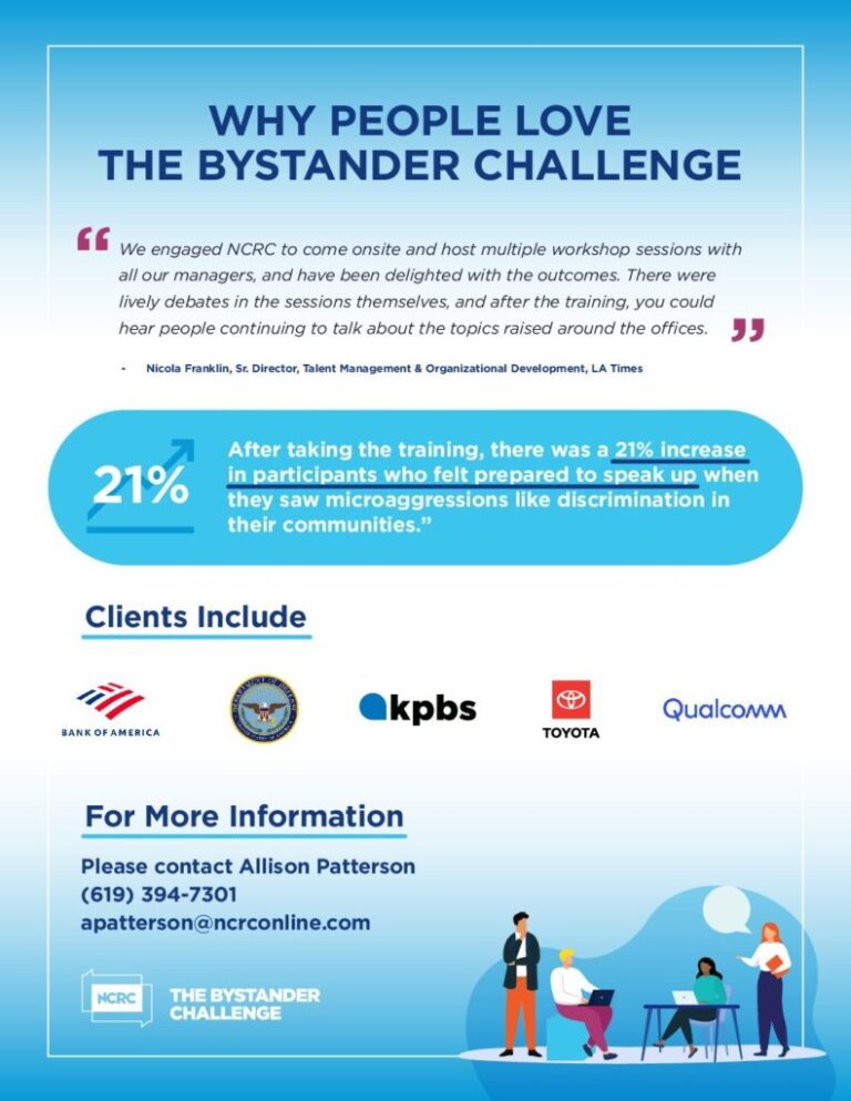 Bystander Challenge: How to Resolve Workplace Conflicts | NCRC